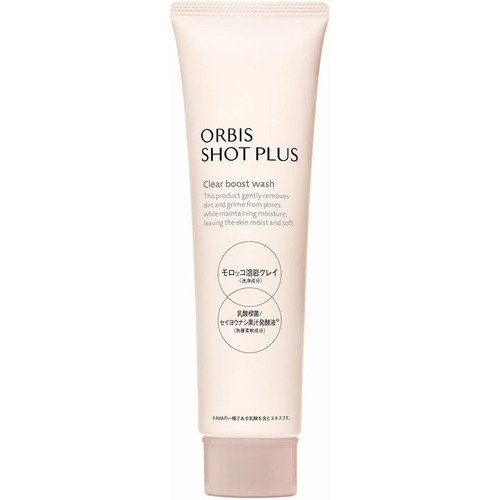 (代購)日本Orbis SHOT PLUS 抗衰老納米高效滲透潔面乳 Clear Boost Foaming Face Wash 100g LDK A級 | Alpha Beauty