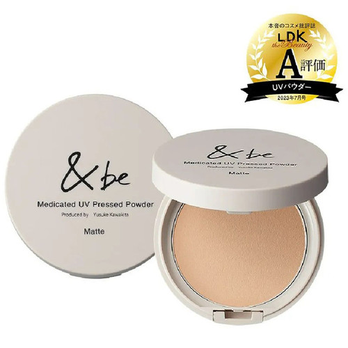 (代購)日本河北裕介 &be Medicated UV Pressed Powder Matte 柔焦美白防曬蜜粉餅 SPF50+ PA ...