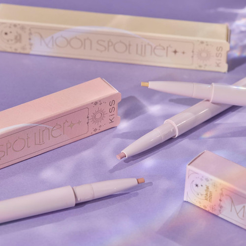 (代購)日本伊勢半 Kiss Moon Spot Liner Pencil 限量版珠光閃爍月光造型提亮筆 | Alpha Beauty