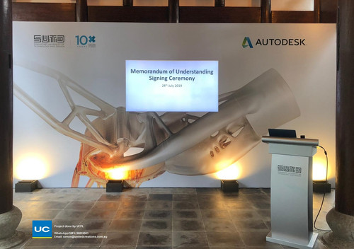 Customized stage back drop with light | United Creations