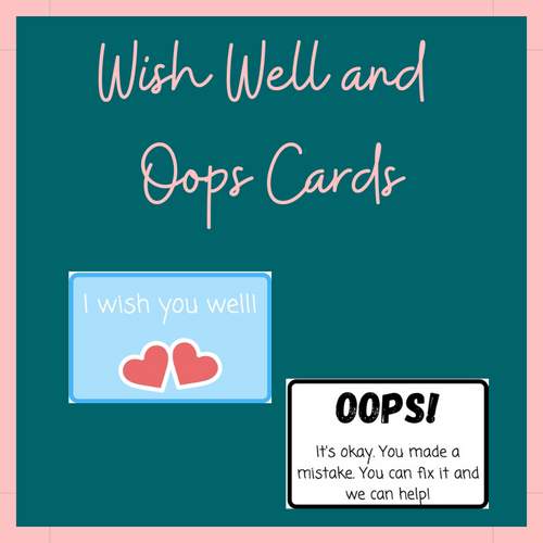 Wish Well and Oops Cards | Joyce LCSW
