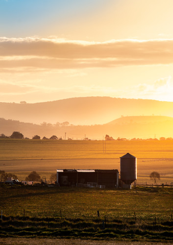 Sunset Layers - Raglan, NSW | the-drone-guy