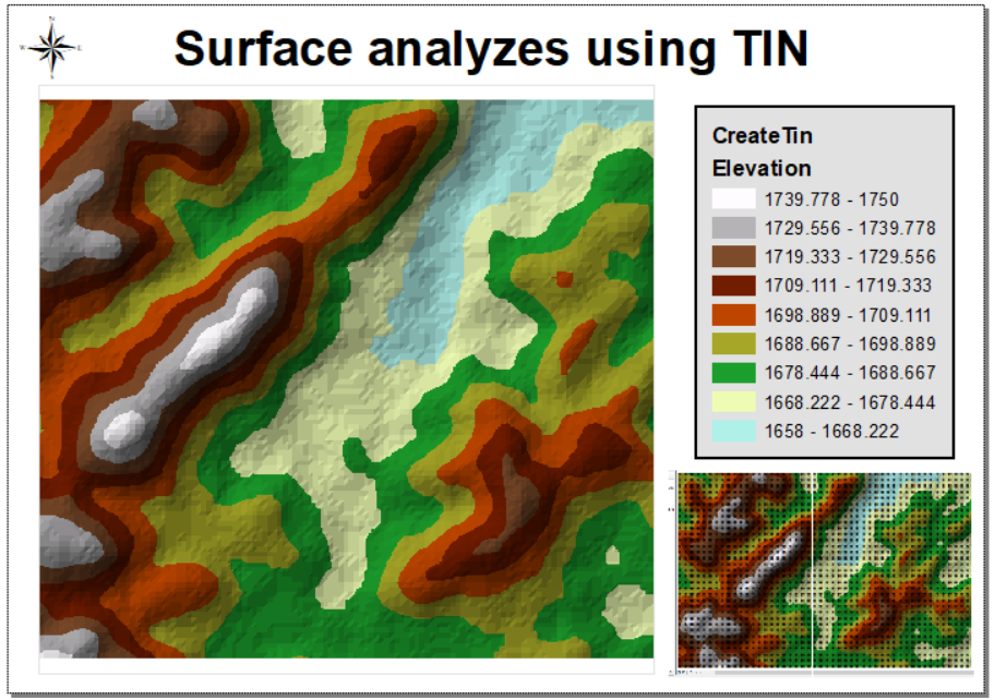 Convert points to TIN heights model. | Ayda_gamal