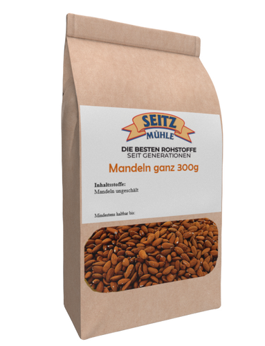 Mandeln - ganz | 300g | Seitz-Mühle