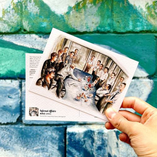 POSTCARD | Infernal Affairs | Alvin c.k. Lam Art