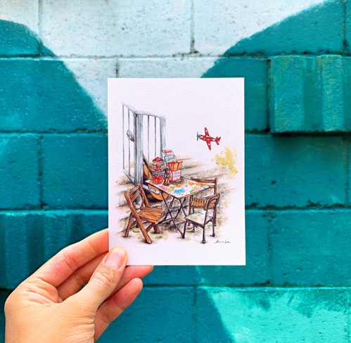 POSTCARD | The Inner Child | Alvin c.k. Lam Art