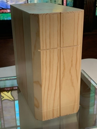 Select Pine Urn (#3205) | Simple Pine Box