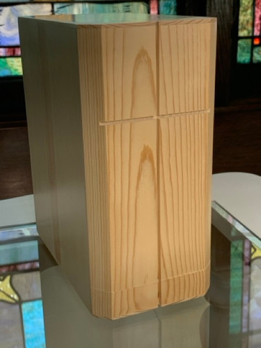 Select Pine Urn (#3206) | Simple Pine Box