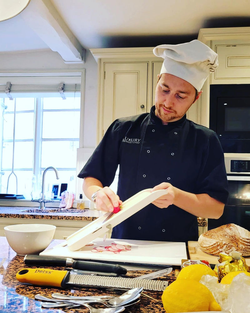 Founder and private chef Joshua Todd