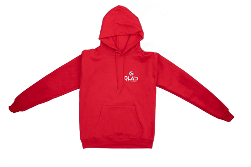 GLAD EMPIRE RED HOODIE | GLAD MERCH
