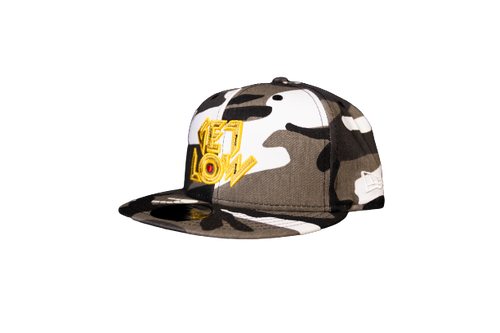 GET LOW WHITE CAMO SNAPBACK | GLAD MERCH