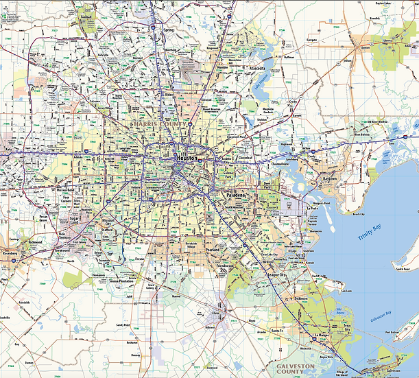 Houston Metro Area | topographics