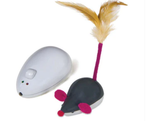 Petlinks Cheese Chaser Remote Controlled Mouse Cat Toy - Multi-Color ...