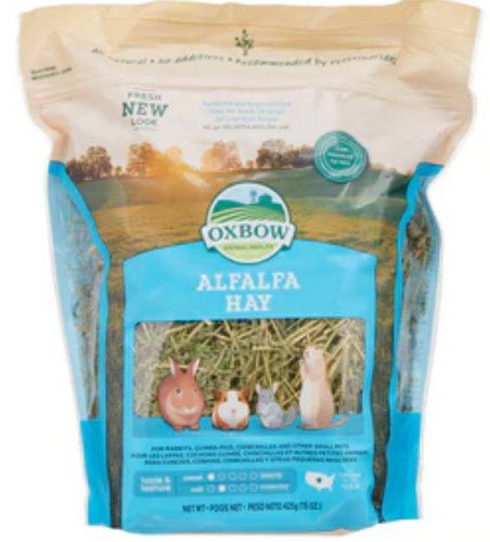 Oxbow Alfalfa Hay Small Animal Hay - 9 lb Bag | T-Rex Pet Shop