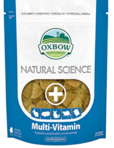 Oxbow Natural Science Multi-Vitamin Supplement - 60 ct Bag | T-Rex Pet Shop