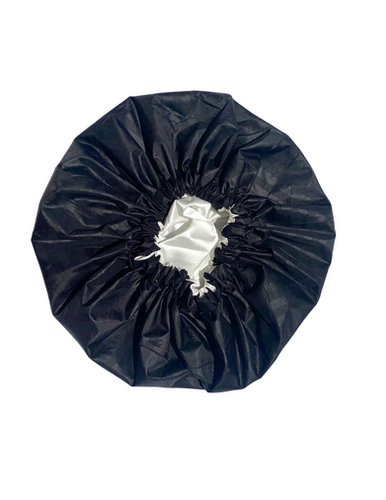 SATIN LINED SHOWER BONNET- CHANELLE | Regal Ivy