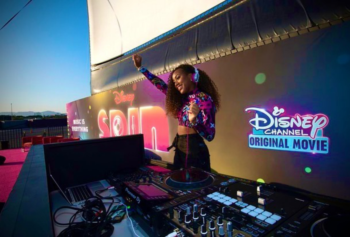 GMB DJ The Premiere Of New Disney Film "Spin"
