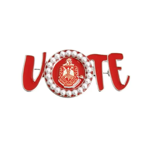 Delta Sigma Theta Vote Sorority Pin | dblgreekaccessories