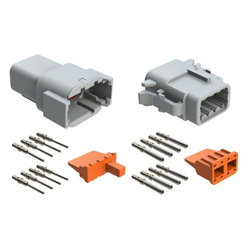 ATM/DTM Connector Kit, Keyed, Color Choice, 8 Cavity