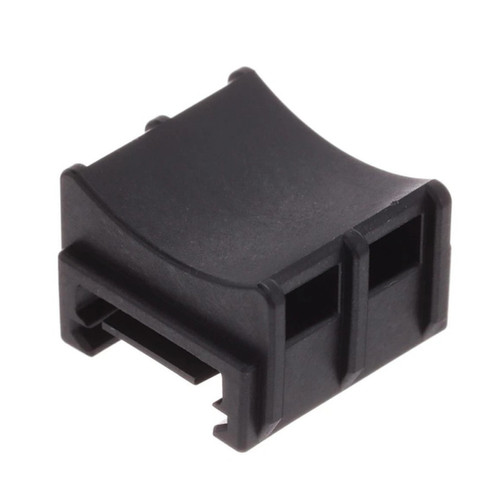 Rounded Zip Tie Mounting Clip, Receptacle, Plastic | Plimpton Innovations