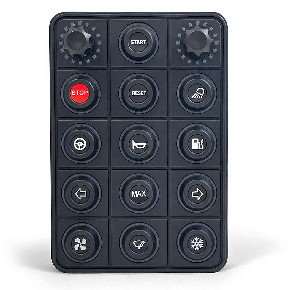 13 Button + 2 Rotary CAN-Bus Keypad | Plimpton Innovations