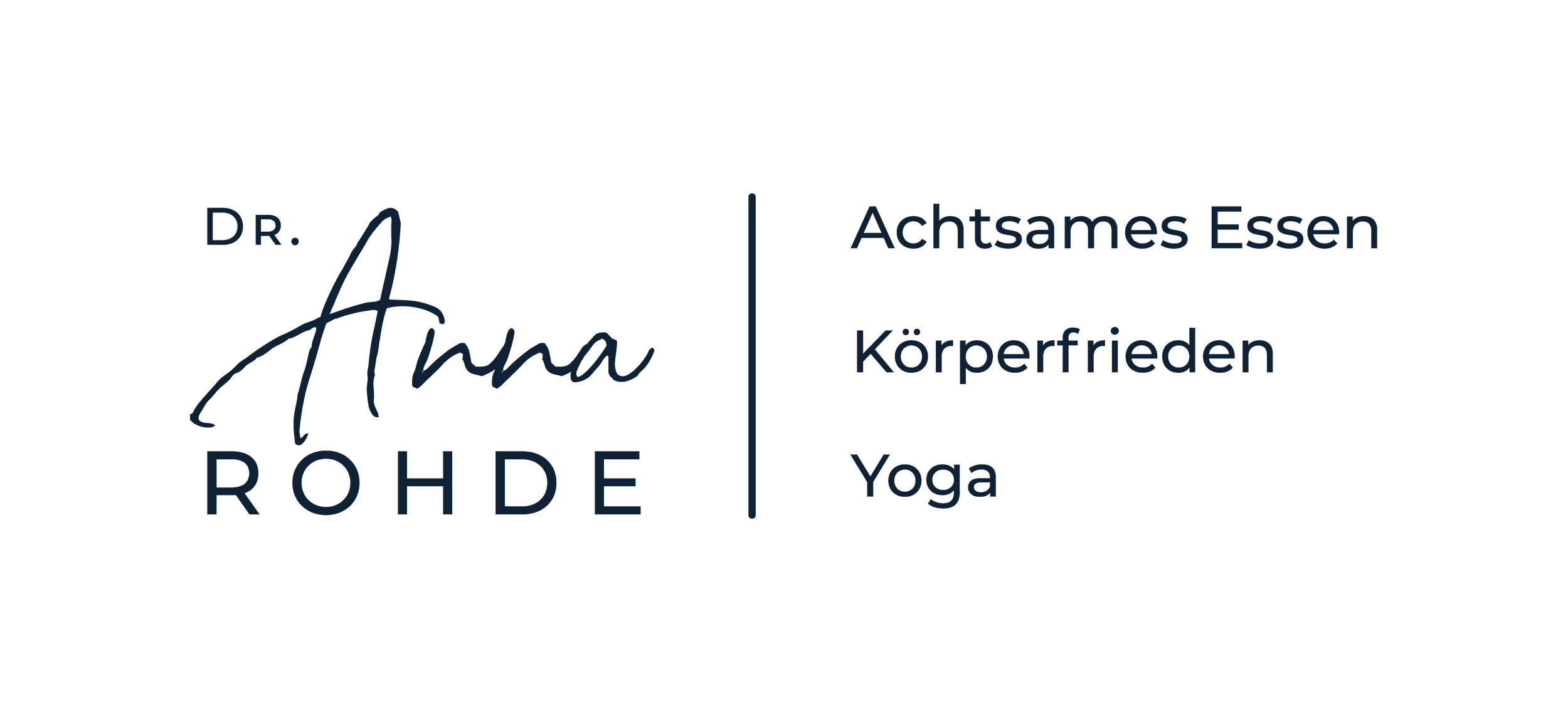 Impressum | Dr. Anna Rohde | Achtsam Essen und Yoga