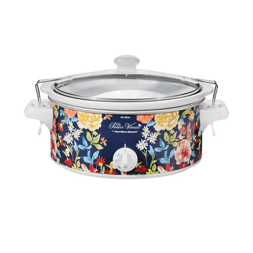 The Pioneer Woman Fiona Floral 6-Quart Portable Slow Cooker | JKM Suppliers