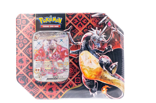 Paldean Fates Large Tin (Charizard) - Scarlet & Violet - Pokémon TCG ...