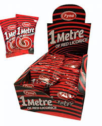 One Metre Red Licorice Straps | yeoldelollyshoppe