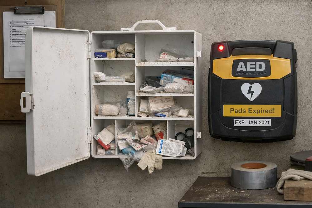 First Aid Kit and AED Compliance in Ontario Workplaces
