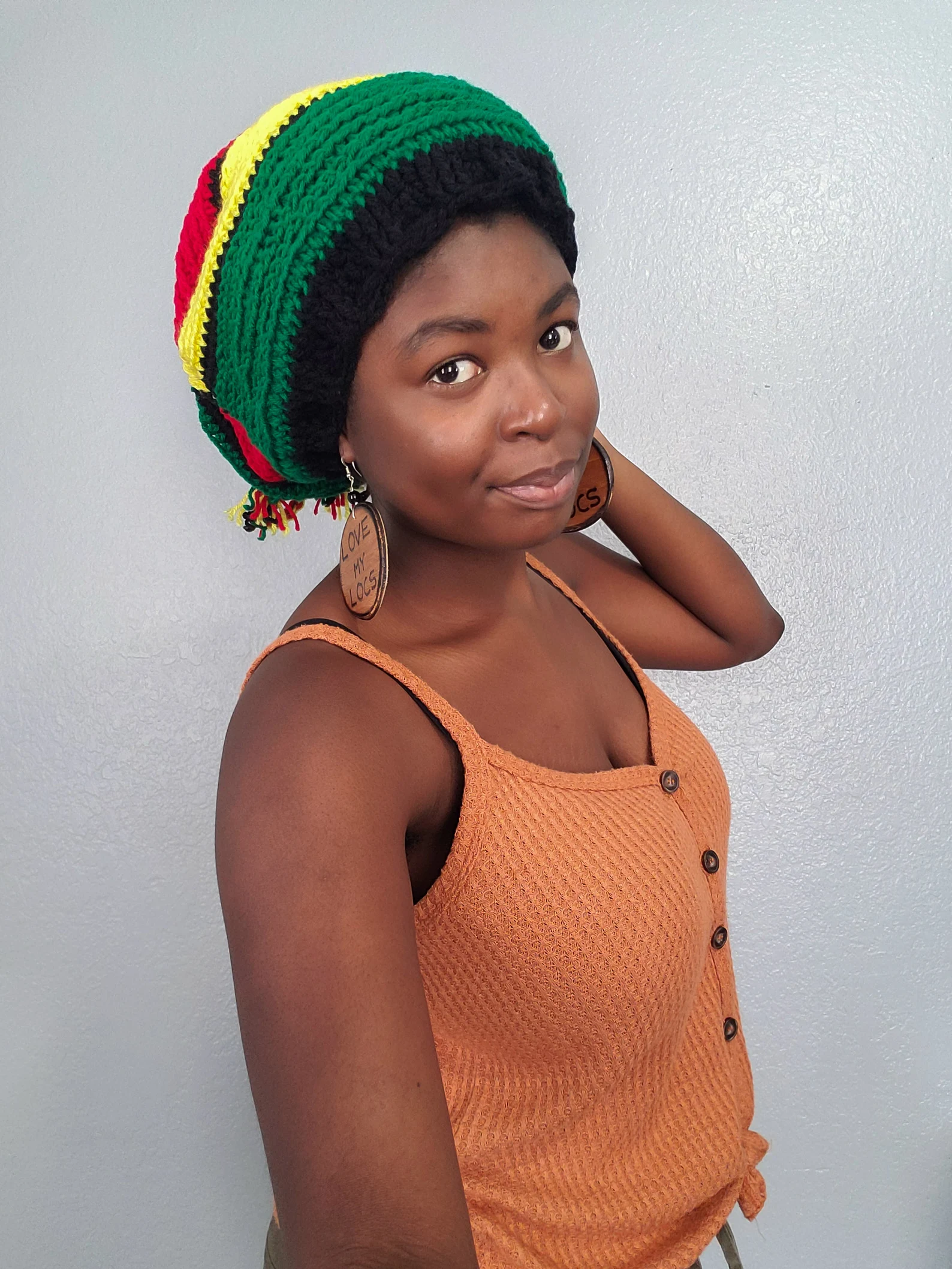 Crochet Rastafarian Dreadlock Tube Hat - Made to Order | The Stitch Queen