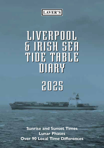 2025 Liverpool & Irish Sea Tide Table Diary | Lavers
