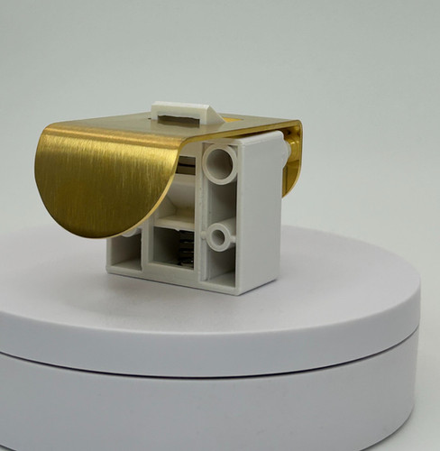 Half moon caravan van cupboard drawer latches locks brushed gold matte ...