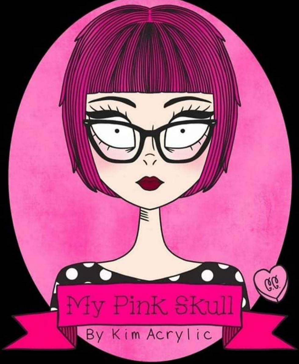 My Pink Skull By Kim Acrylic Voice Lux Press