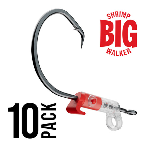 Shrimp Walker BIG - Single Hook (10) pack | Palm Beach Tackle