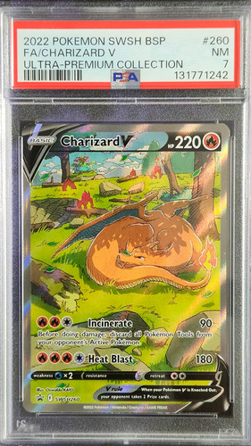 Pokemon PSA 7 Charizard V 260 Ultra Premium Collection Promo | Findlay ...