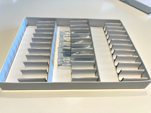 Cardboard box storage for vials | NAET Shop