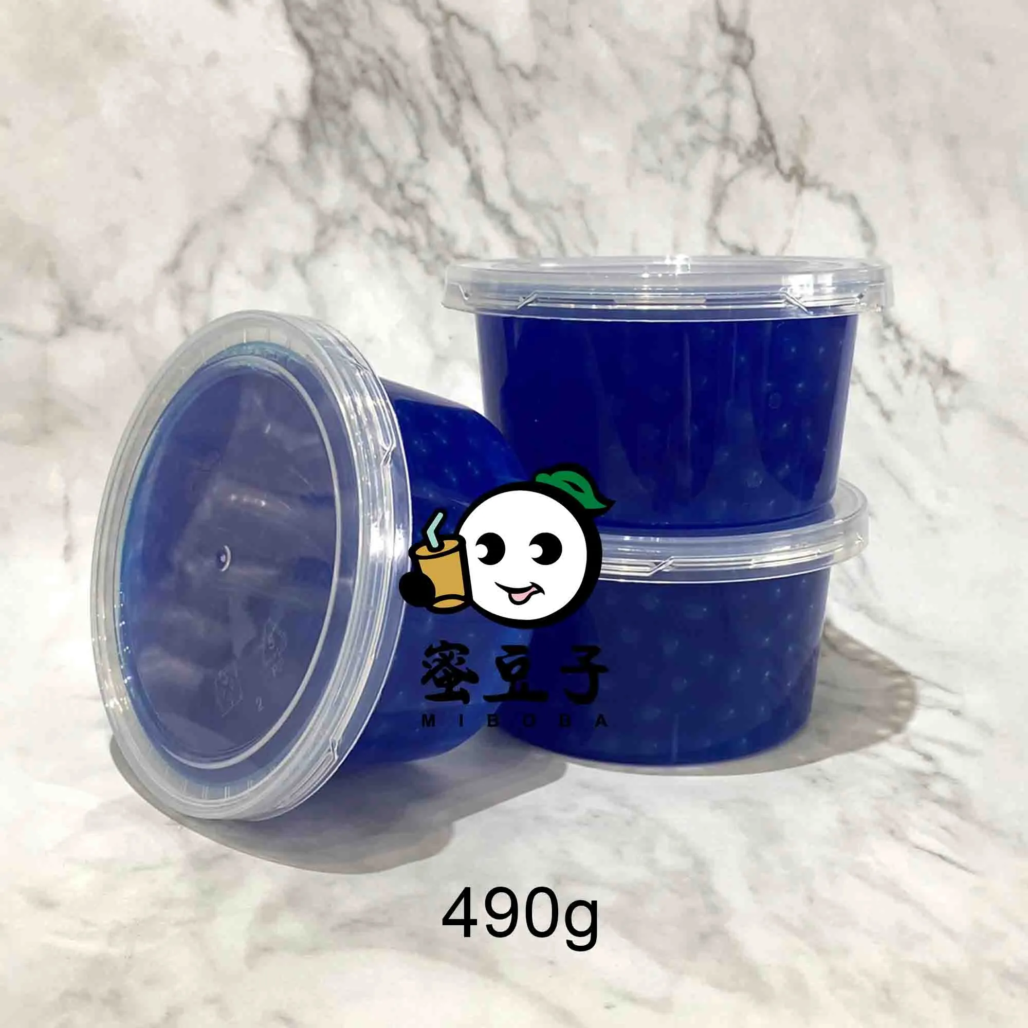 MIT 藍色覆盆莓爆爆珠 Blue Raspberry Popping Boba | 蜜豆子手搖飲原料批發供應商