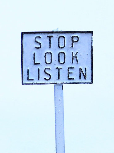 Stop Look Listen sign (2) | website