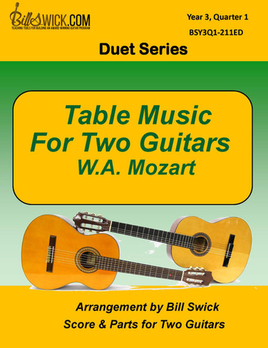 Table Music for Two Guitars | GuitarintheClassroom