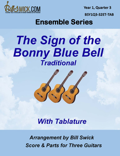 The Sign of the Bonny Blue Bell with Tablature | GuitarintheClassroom