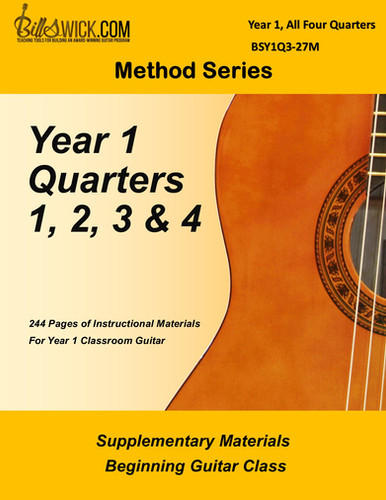 Method-Year 1-All Four Quarters | GuitarintheClassroom