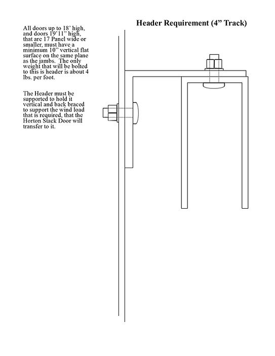 4" Track, 10" Header | hortoninc