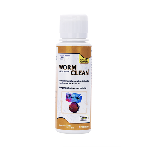 WORM CLEAN ULTIMATE AND EFFICIENT DEWORMER FOR ALL FISHES | Sflora.in