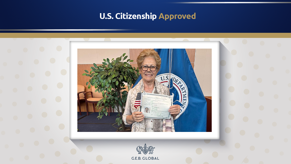 U.S. Citizenship Approved