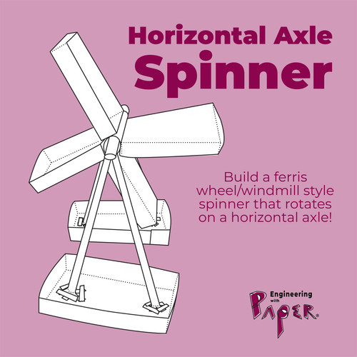 Horizontal Axle Spinner - Wheel & Axle | Dazzling Discoveries