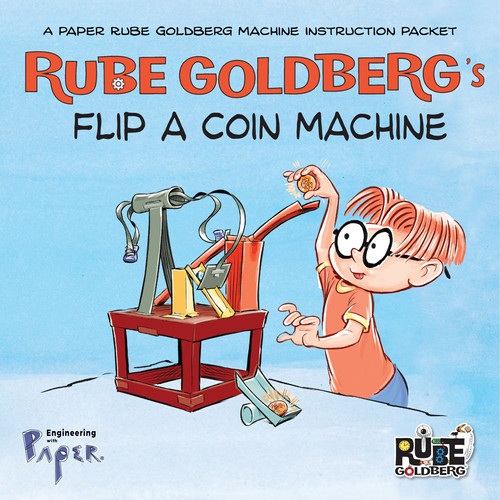 Flip a Coin - Paper Rube Goldberg Machine | Dazzling Discoveries