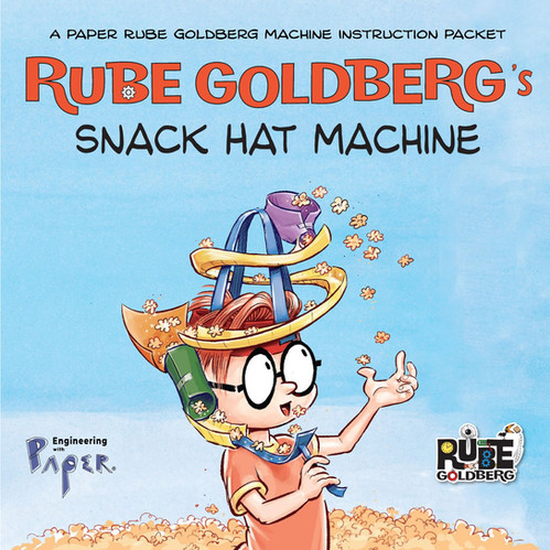 Snack Hat - Paper Rube Goldberg Machine | Dazzling Discoveries