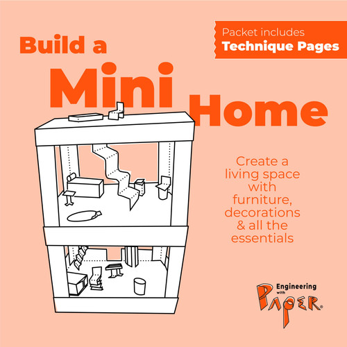 BUILD A HOME Engineering with Paper Project Packet | Dazzling Discoveries