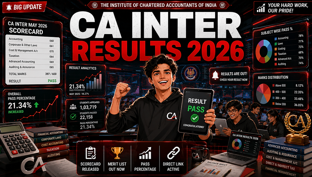 CA Inter May 2026 Result Date and Time Announced: ICAI Result Link ...
